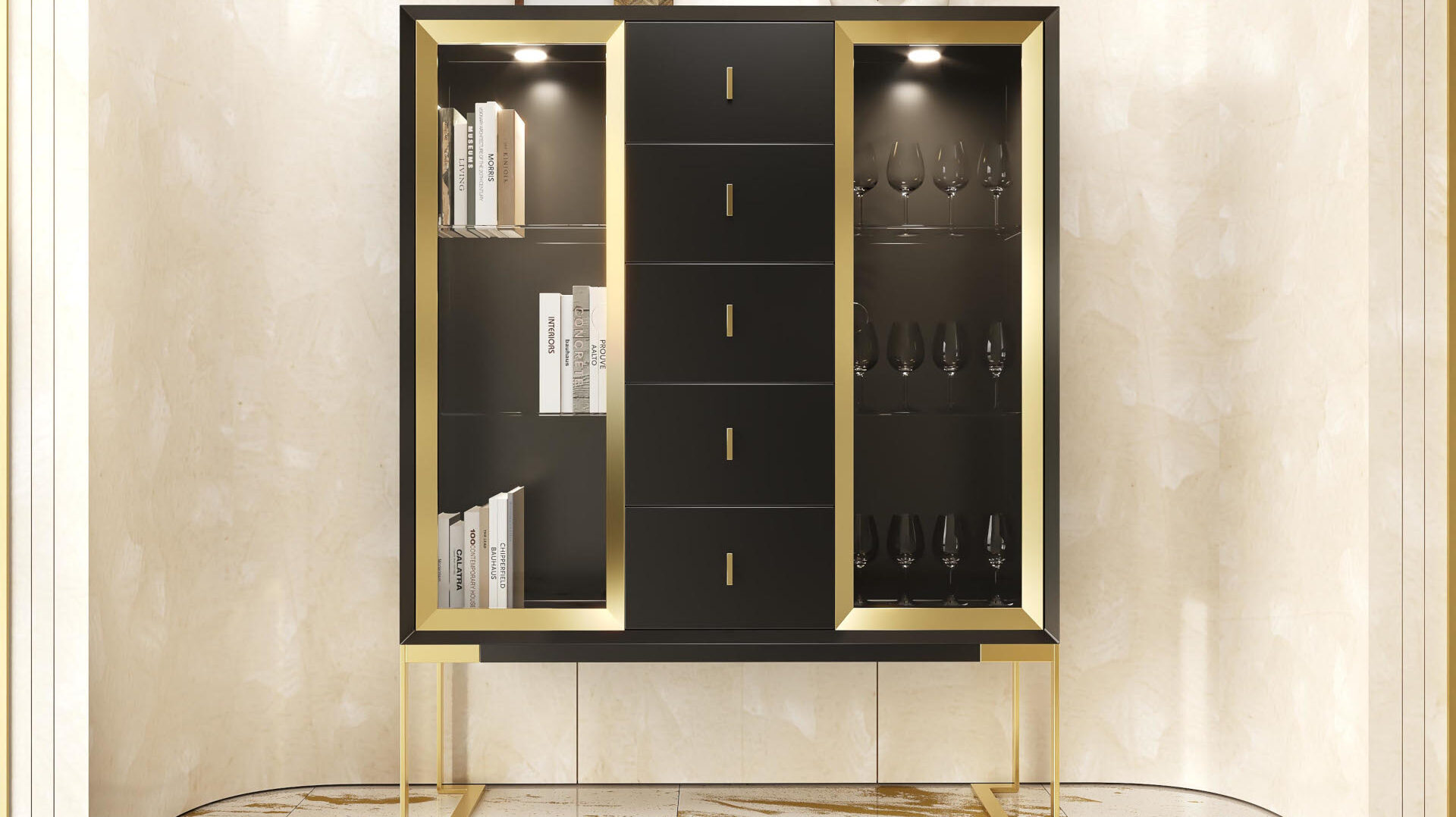 Mueble de España - Products - LUXOR Collection | Display cabinet